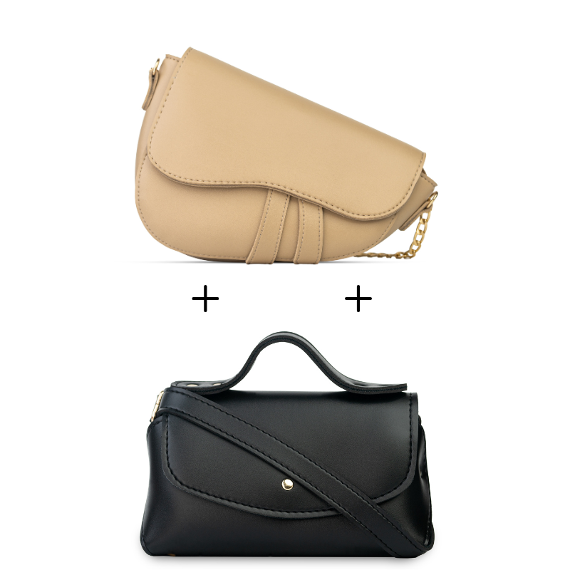 Tasha's Duo Bag offer for women-Velare & Mini Messenger Bag – Tasha Bags